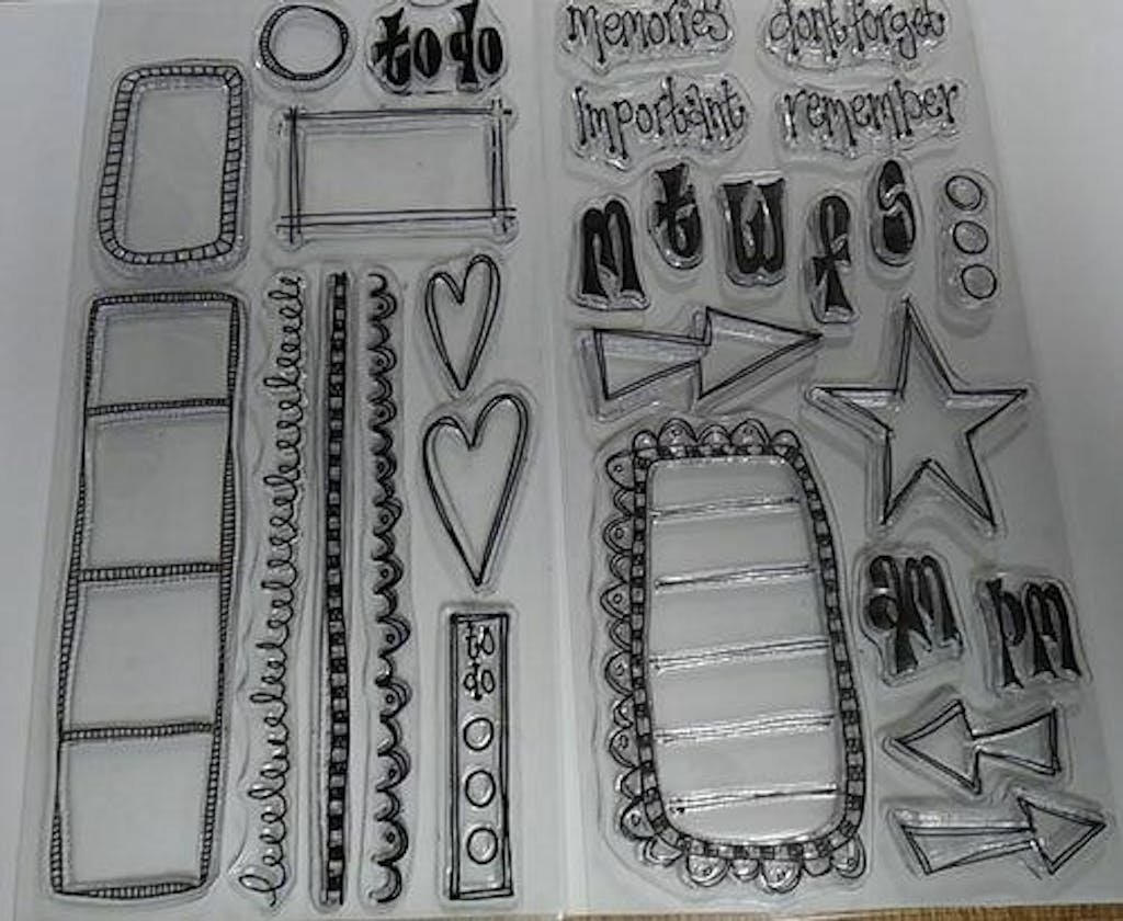 Dylusions Creative Dyary Stamp Set 2