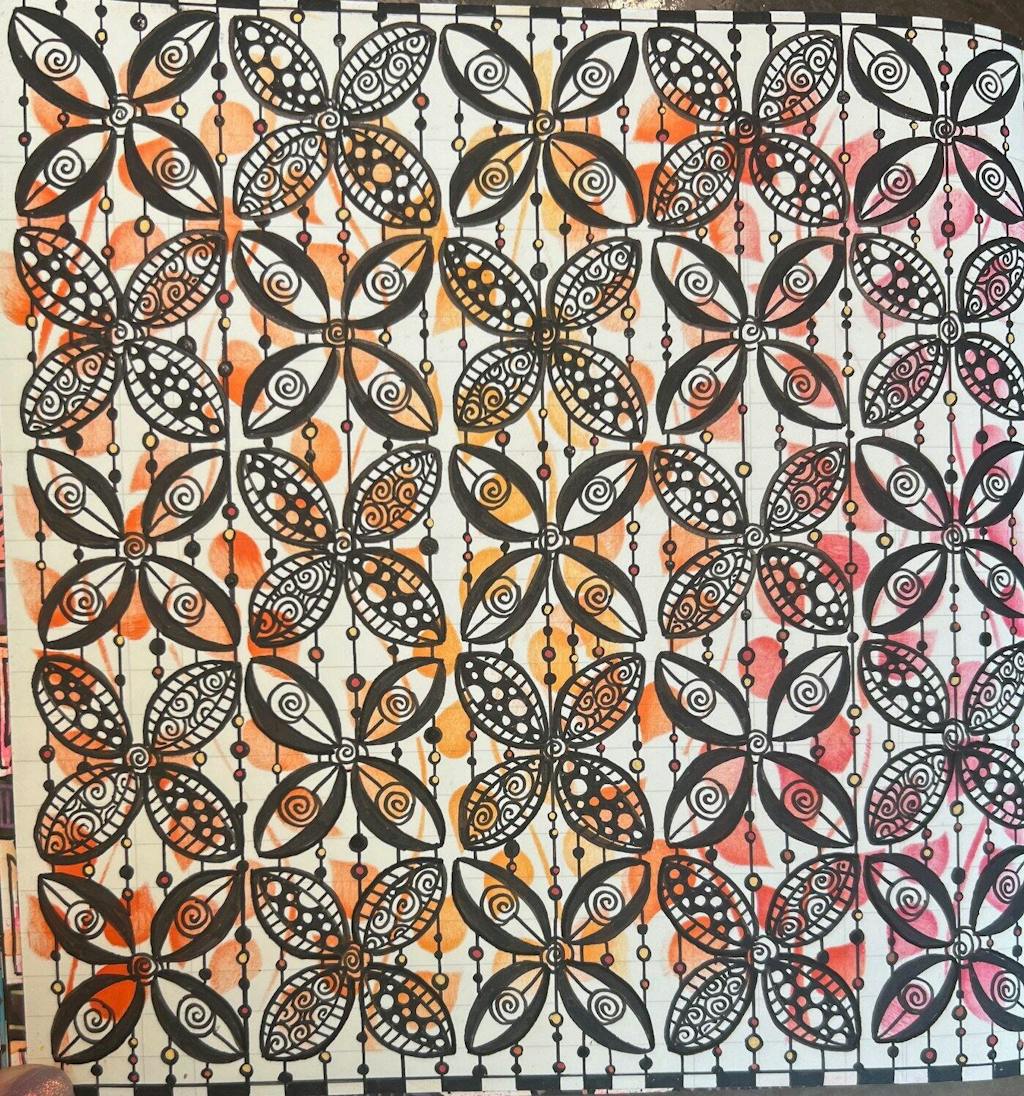 Dylusions Square Ledger Journal