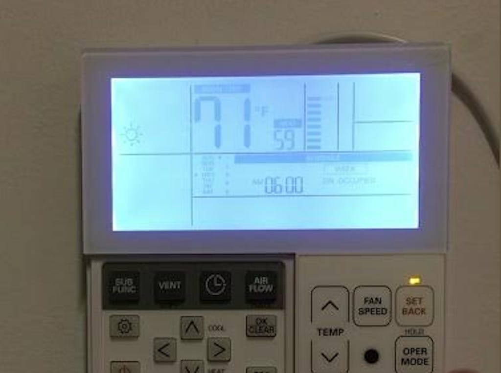 PREMTB10U - LG Multi-V Wired 7-Day Programmable Thermostat - MEZ654478 ...
