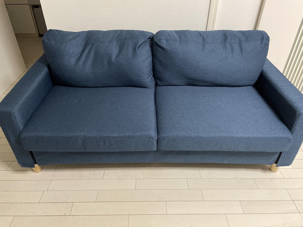 2人掛け 洗える着替えソファ『＆NAME アンドネーム』/脚を外せばローソファに！2人掛ソファー ソファ|RASIK（ラシク）