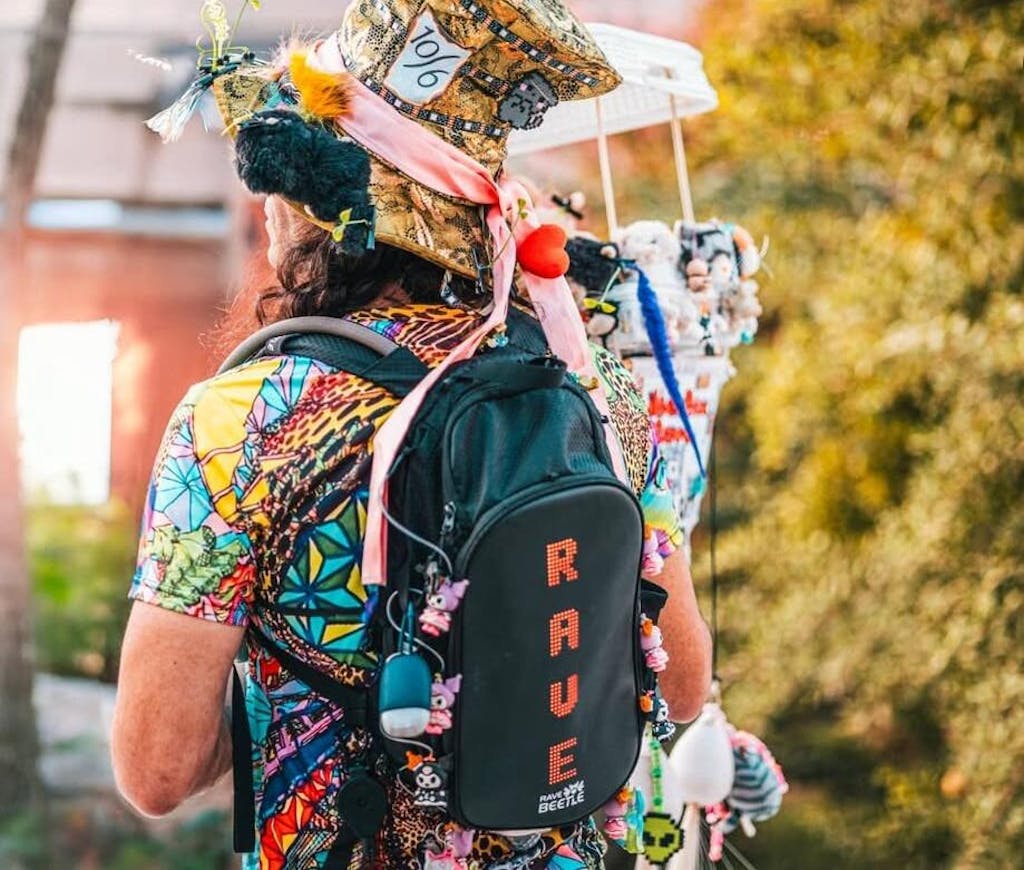 Rave Hydration Pack | Anti-Theft EDC & Festival Hydro Backpack – RaveBeetle