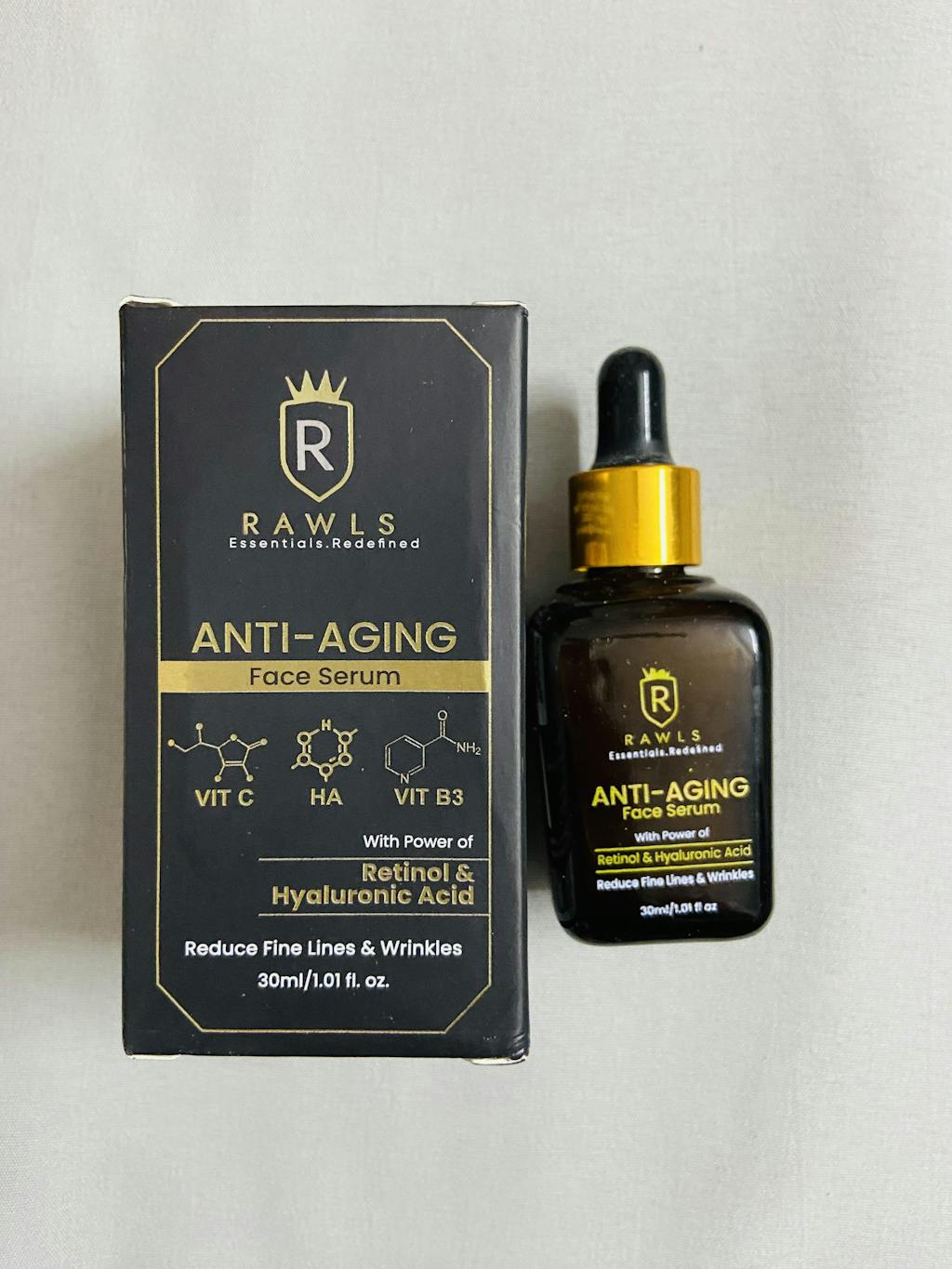 Anti-Aging Retinol Face Serum - Anti-Wrinkle Serum – Rawls Essentials