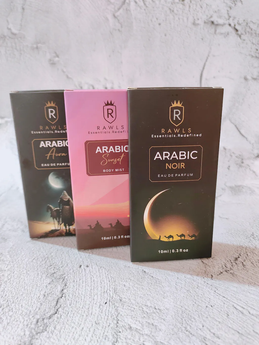 Eclipsa Trio - ( Pack of 3 ) Arabic Sunset Mist , Arabic Noir and Arab ...