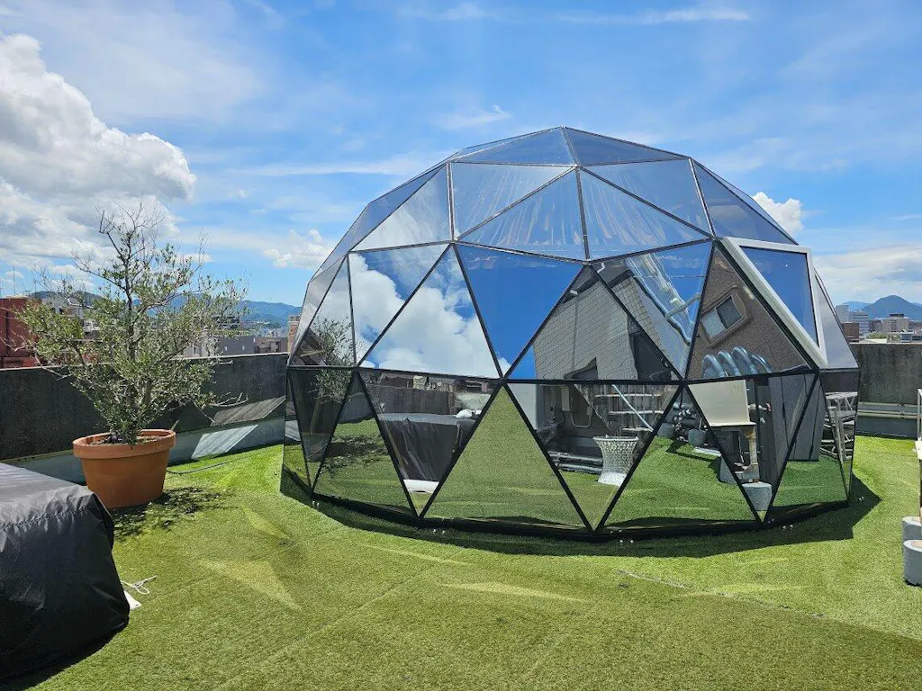RAXTENT 6M Crystal Glass Glamping Igloo Dome Tent for Camping Resorts ...