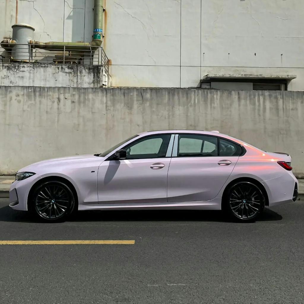 Color Shift Pink White Vinyl Car Wrap for Vehicles – RAXTiFY