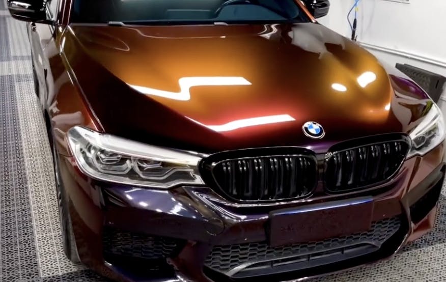 Color Shift Rainbow Drift Black Red Vinyl Car Wrap – RAXTiFY