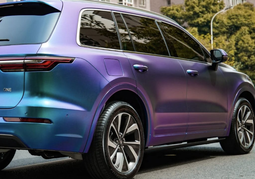 Color Shift Diamond Purple Blue Car Wrap – RAXTiFY