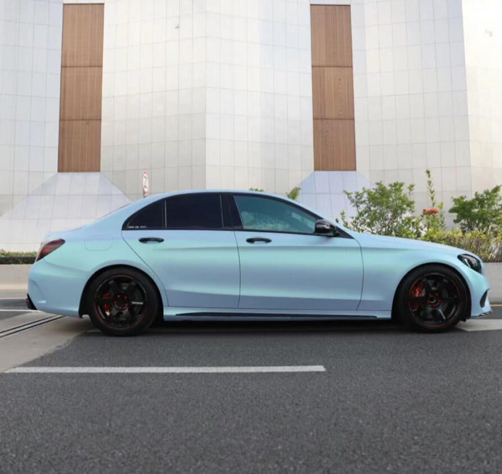 Color Shift Satin Blue Green Car Wrap – RAXTiFY