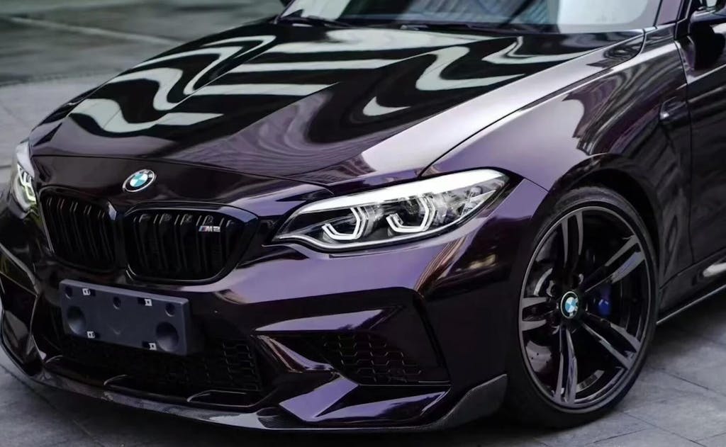 Gloss Metallic Glitter Black Purple Vinyl Car Wrap – RAXTiFY