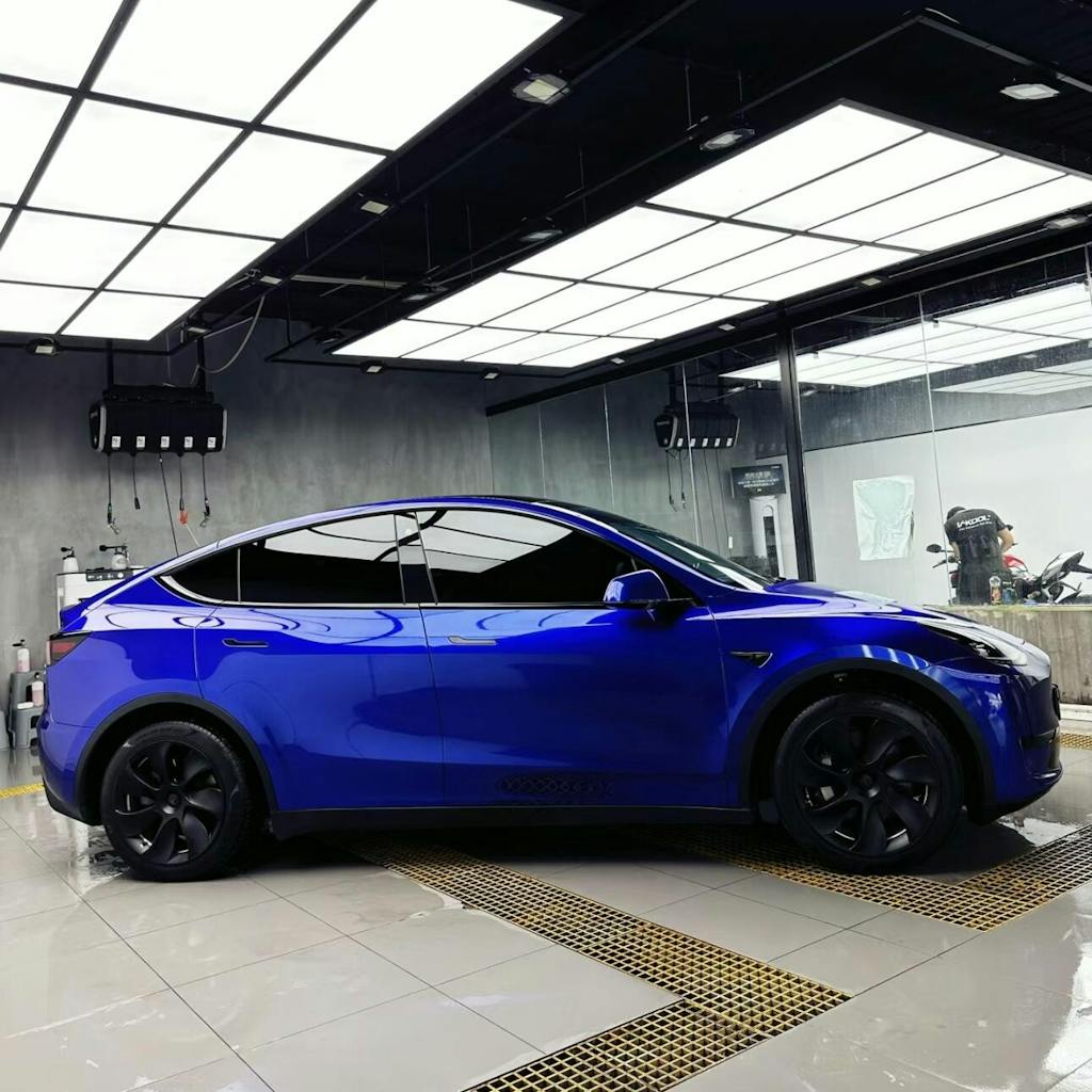 Gloss Metallic Deep Blue Vinyl Car Wrap – RAXTiFY