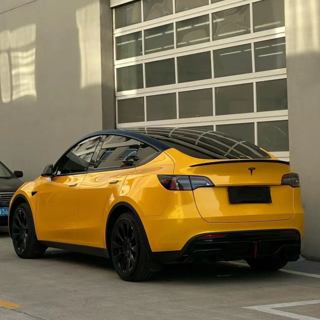 Gloss Metallic Golden Yellow Vinyl Car Wrap – RAXTiFY