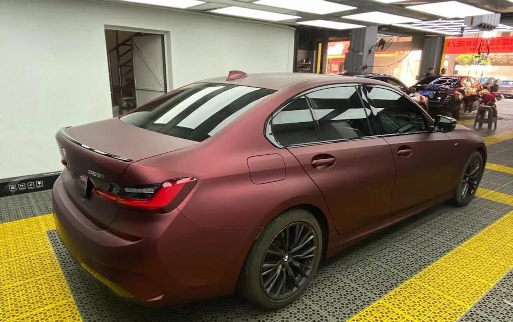 Satin Chrome Silk Oxide Red Vinyl Car Wrap – RAXTiFY