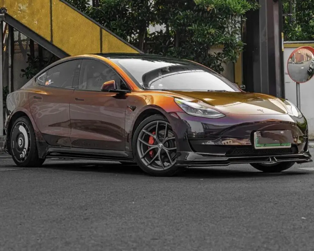 Color Shift Rainbow Drift Black Red Vinyl Wrap – RAXTiFY