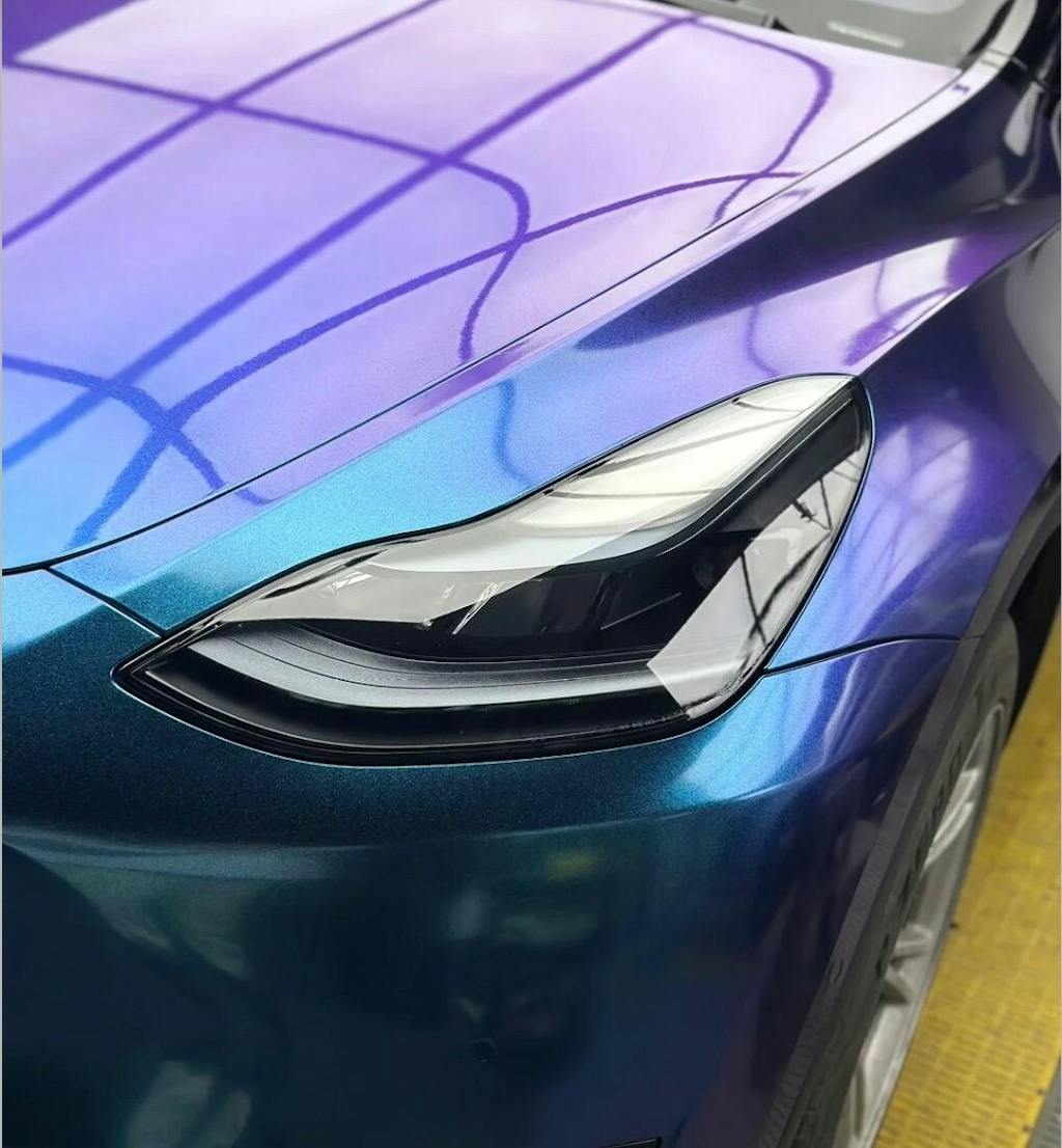 Color Shift Shiny Purple Blue Vinyl Wrap – RAXTiFY