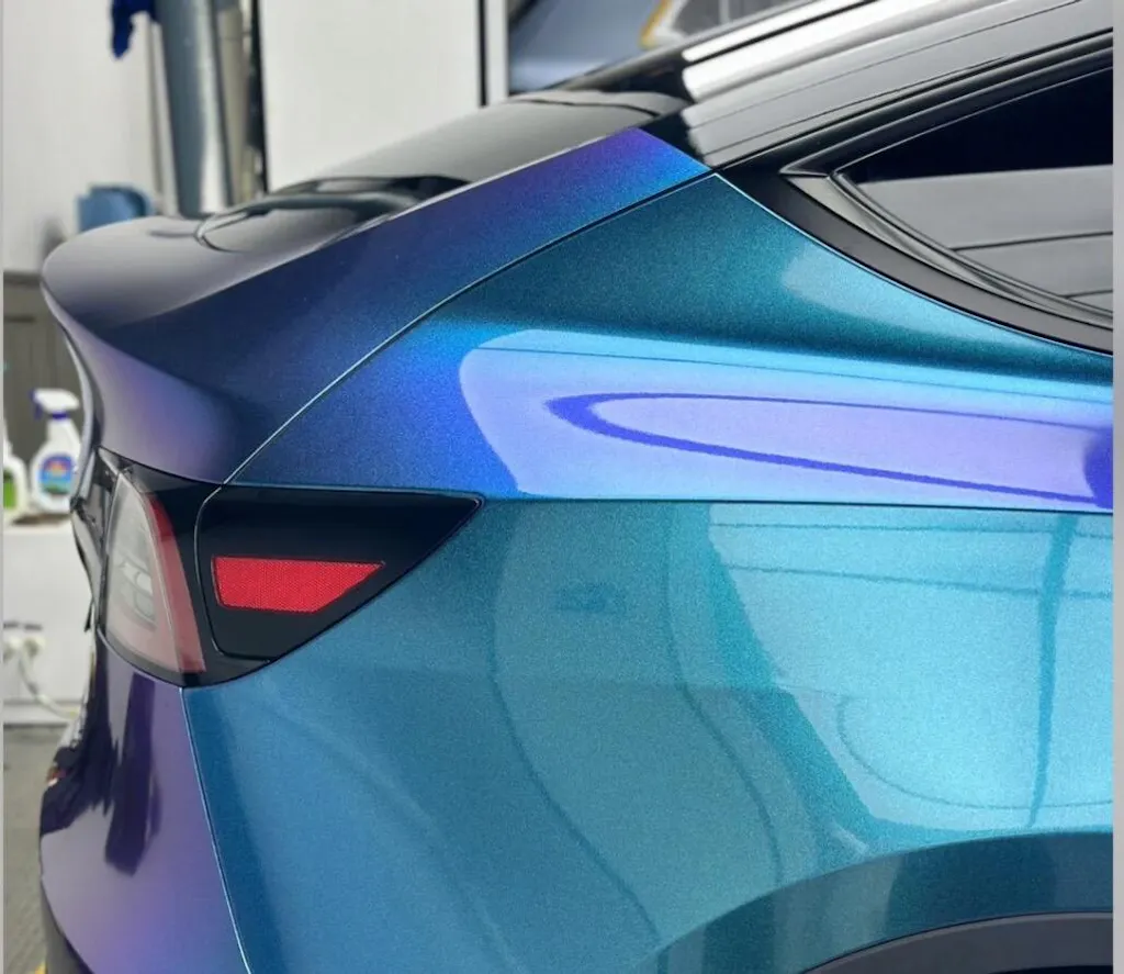 Color Shift Shiny Purple Blue Vinyl Wrap – RAXTiFY