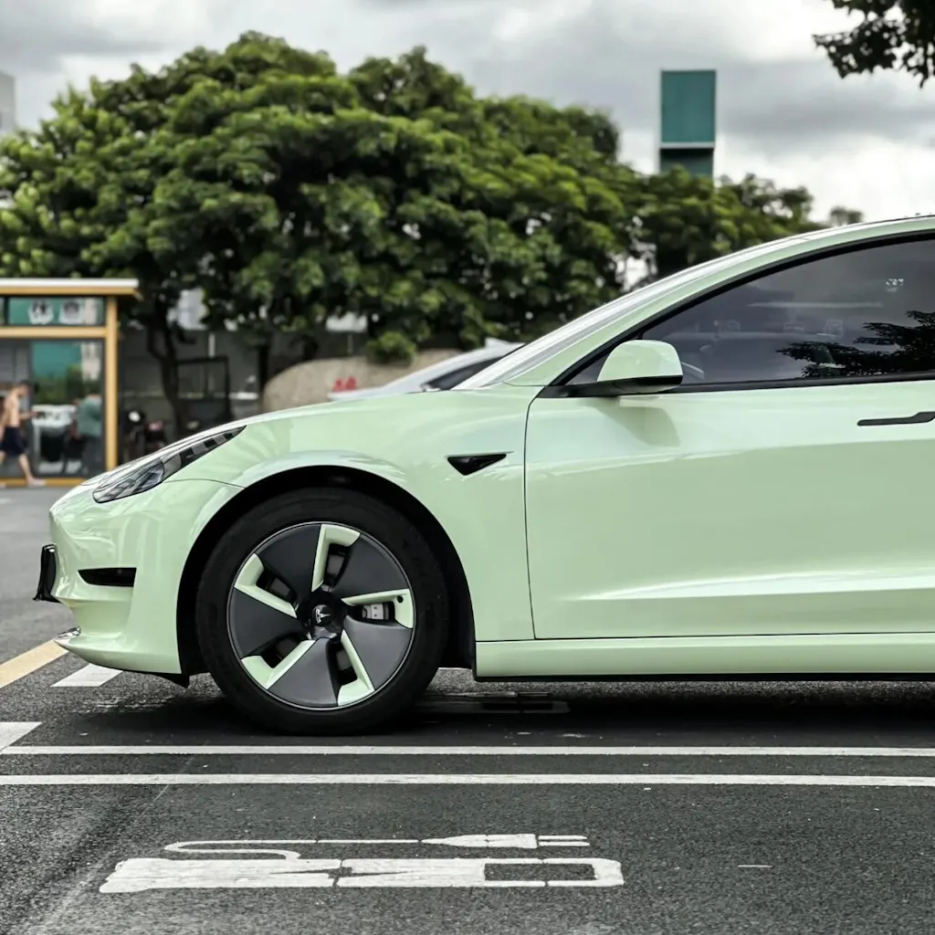 Super Gloss Sage Green Car Wrap – RAXTiFY