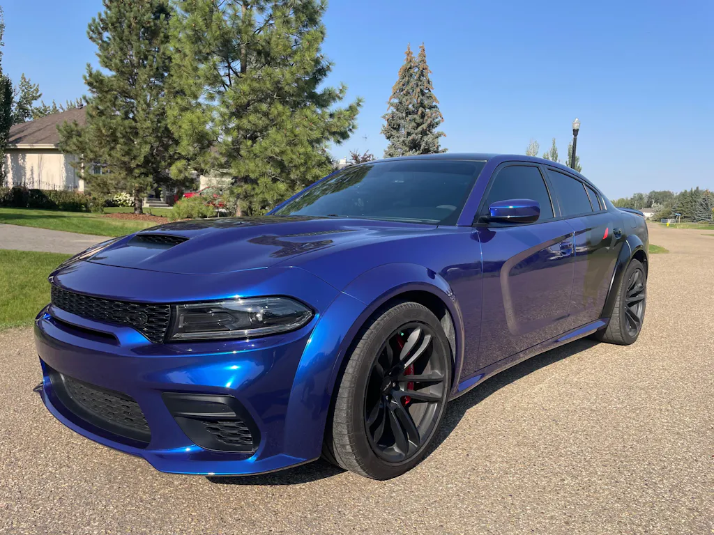 Gloss Metallic Deep Blue Vinyl Car Wrap – RAXTiFY