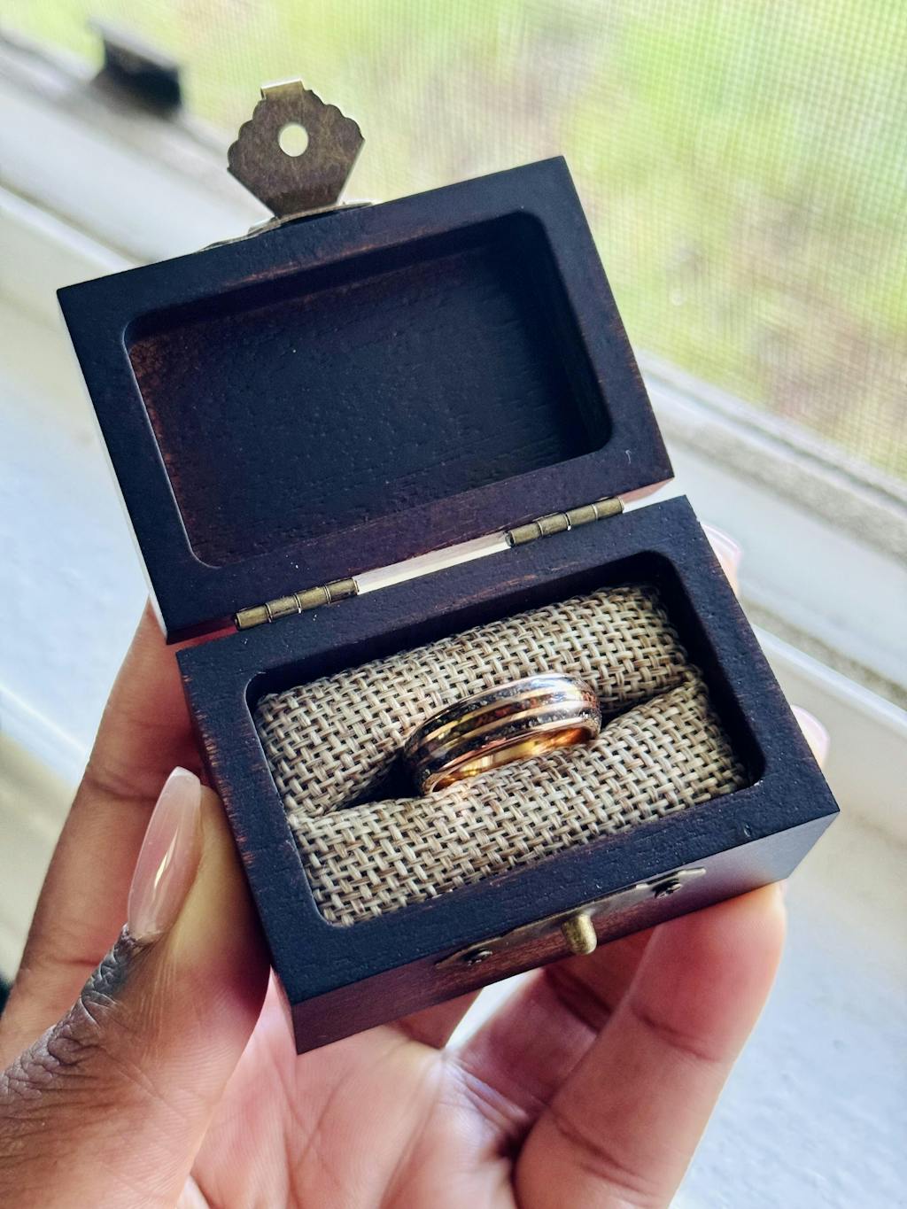 "Perseus" Rose Gold Domed Tungsten Carbide Ring- Dinosaur Bones and Me ...