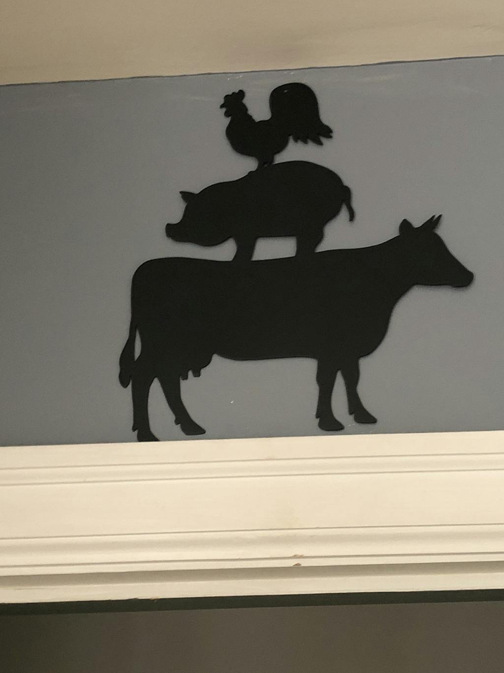 You NEED This Lively Trio of Farmyard Friends Wall Art in Your Kitchen ...