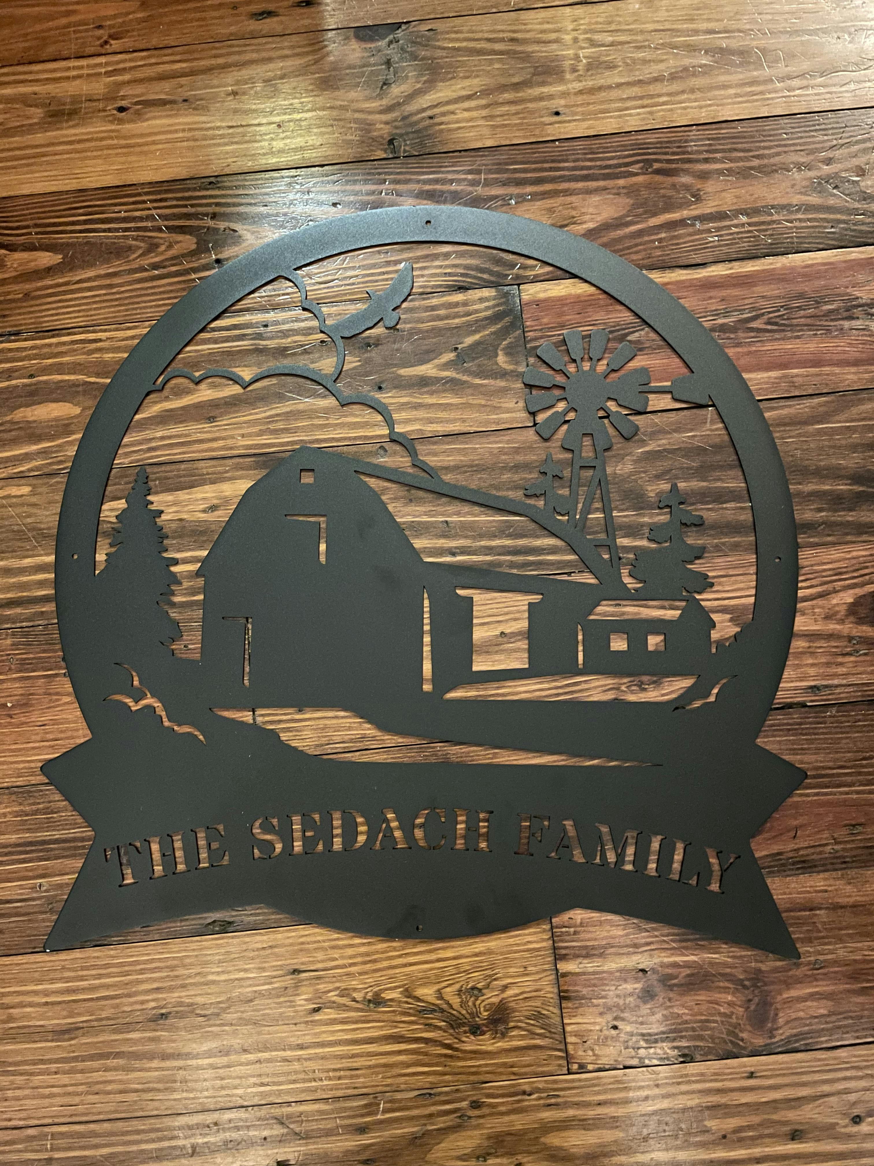 Calling All Farmers! Our Farmhouse Monogram is Perfect for Your Home ...