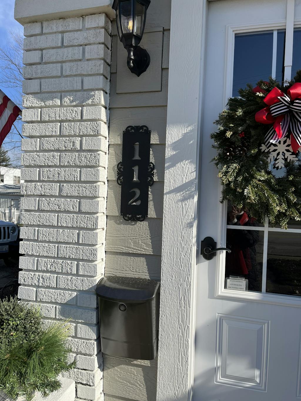 Dress Up Your Home's Entrance with Our Fancy-Vertical Number Monogram ...