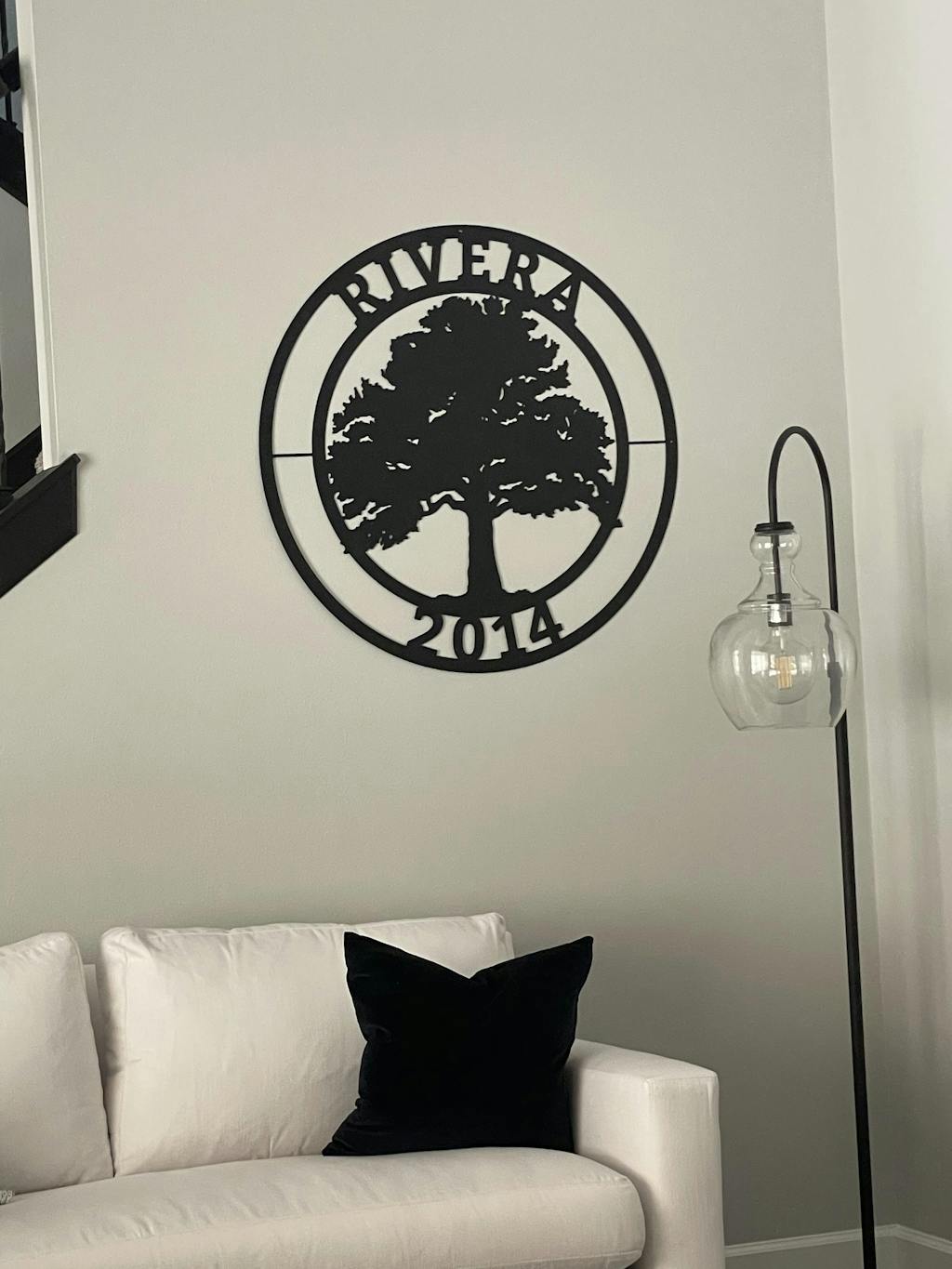 Show Your Pride for Your Family's Heritage With This Oak Tree Monogram ...