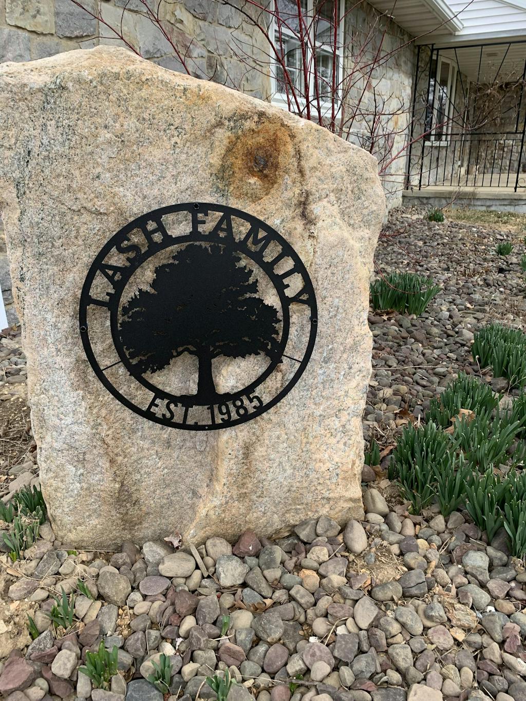 Show Your Pride for Your Family's Heritage With This Oak Tree Monogram ...