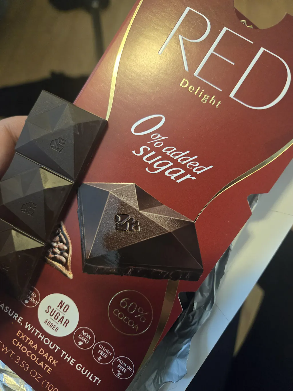 RED Delight®™ Extra Dark Chocolate Bars – RED Delight Chocolate