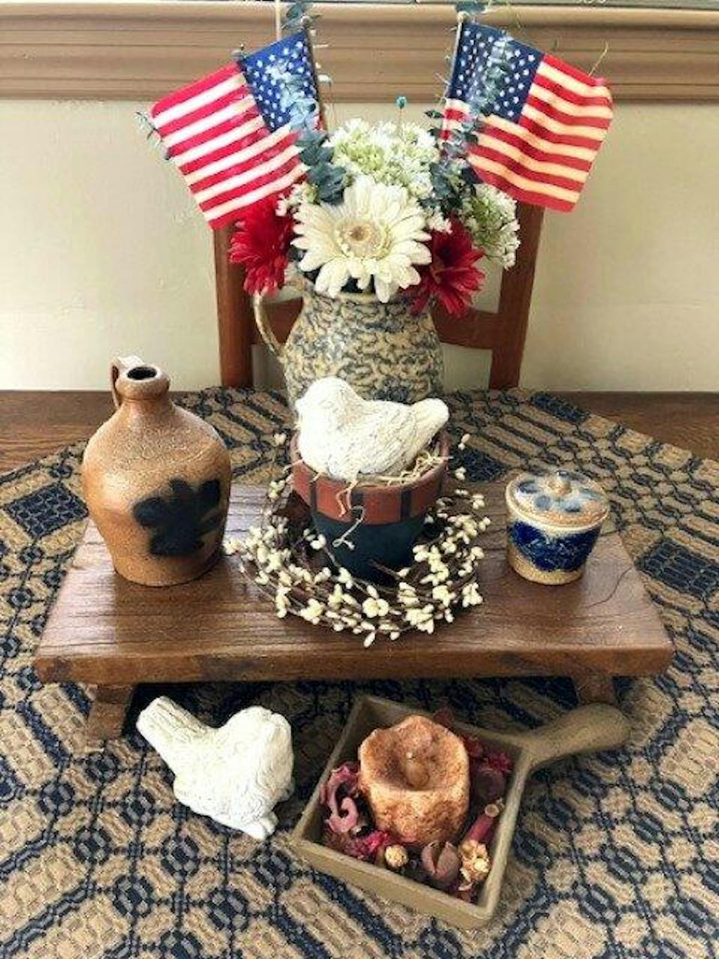 Rustic Brown Table Riser – Red ...