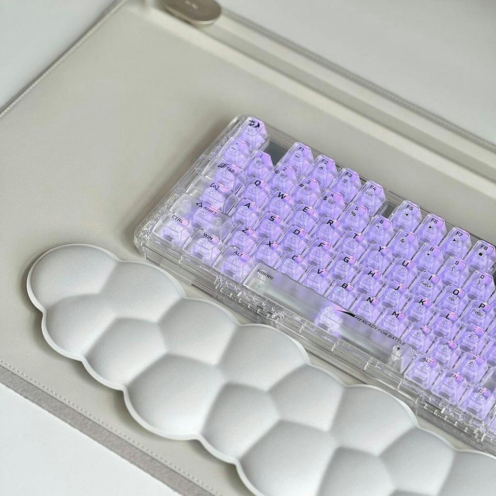 Redragon ELF PRO K649 Wireless Hot-Swappable Transparent Keyboard ...