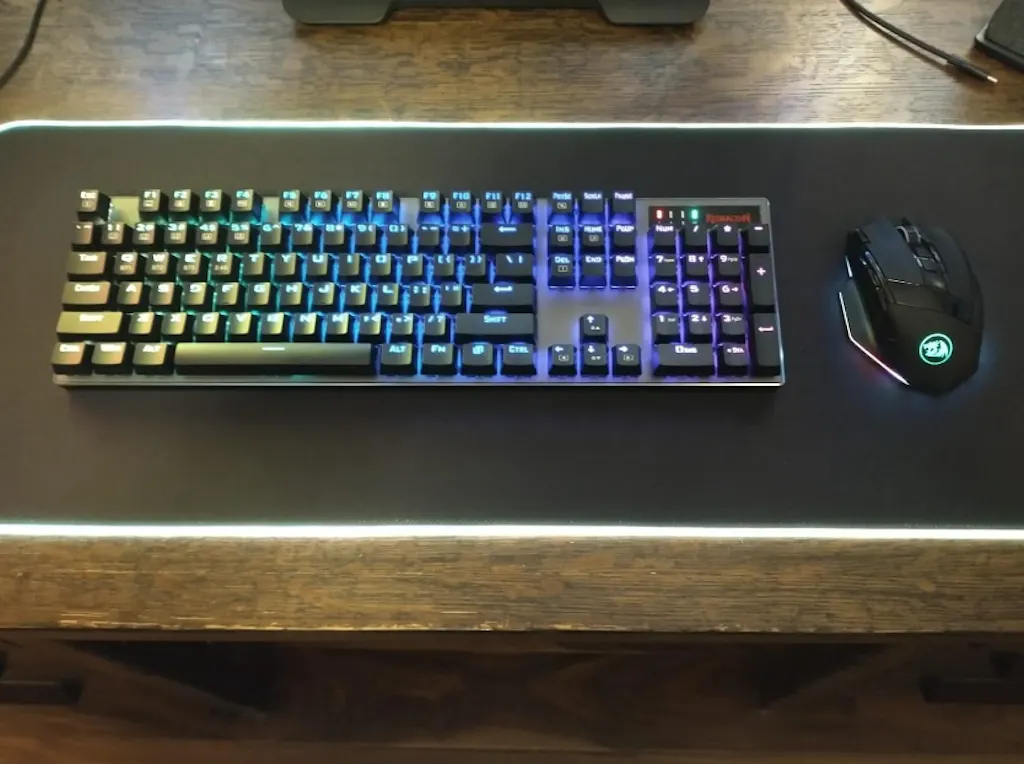 Redragon K556 PRO Upgraded Wireless Aluminum RGB Gaming Keyboard ...