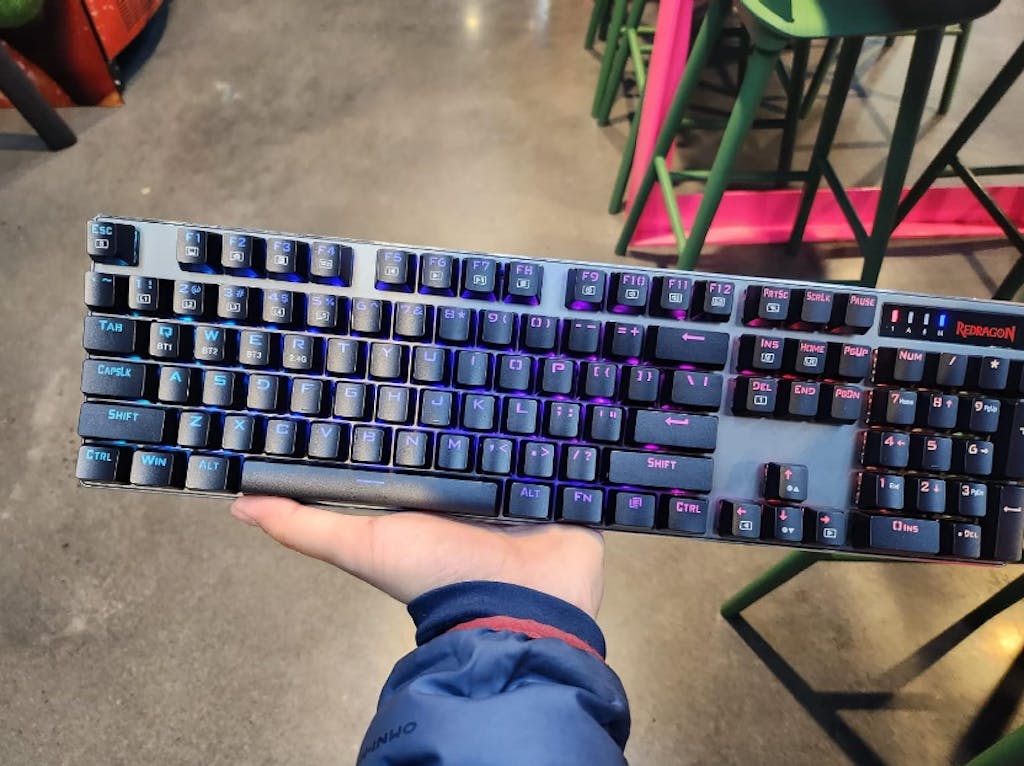 Redragon K556 PRO Upgraded Wireless Aluminum RGB Gaming Keyboard ...