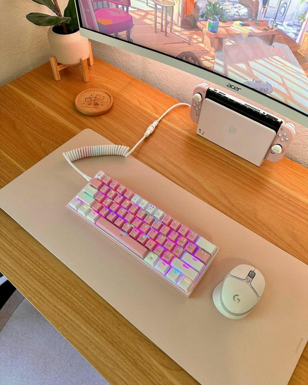 Redragon FIZZ K617 60 Pink Mechanical Gaming keyboard – Redragonshop