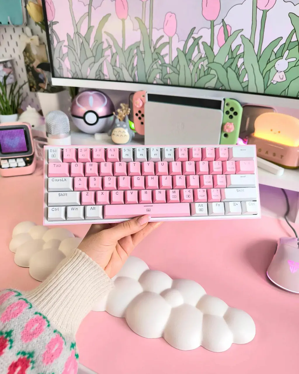Redragon FIZZ K617 60 Pink Mechanical Gaming keyboard – Redragonshop
