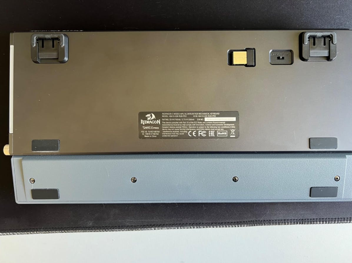 Redragon K641 SHACO PRO 65% Aluminum Mechanical Keyboard, Blue & Grey ...