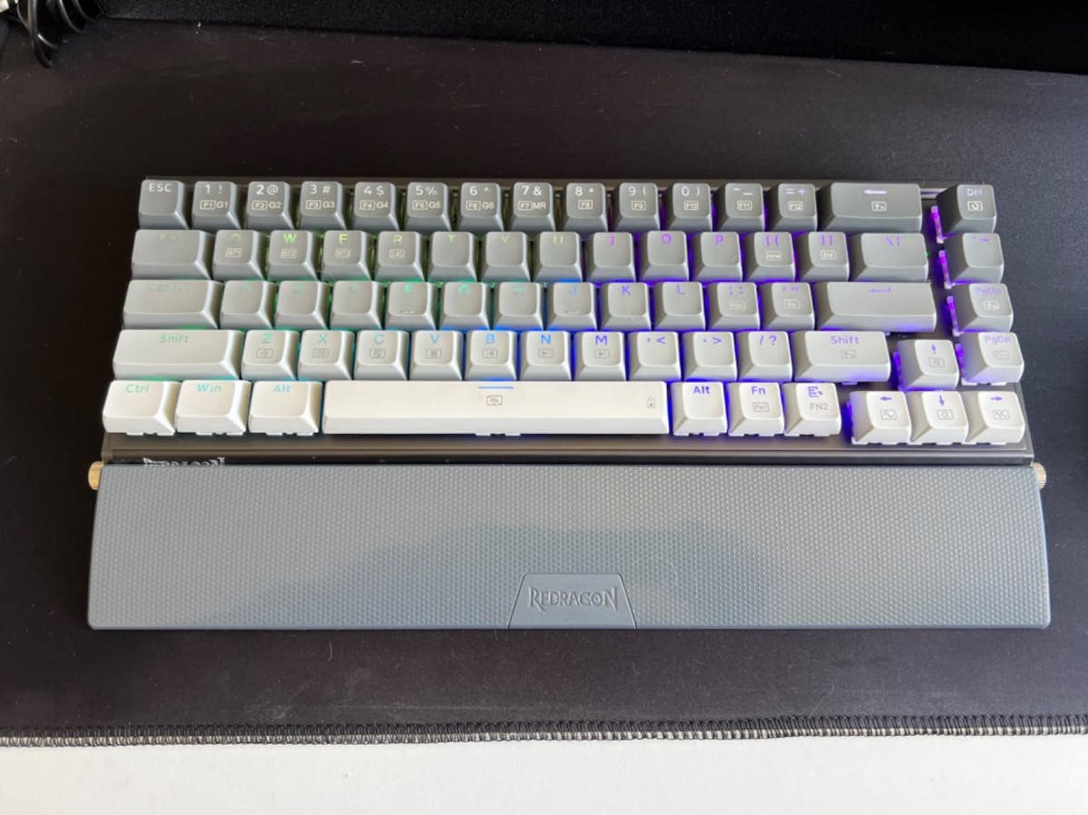 Redragon K641 SHACO PRO 65% Aluminum Mechanical Keyboard, Blue & Grey ...