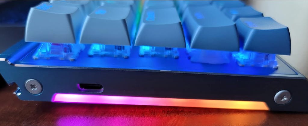 Redragon K641 SHACO PRO 65% Aluminum Mechanical Keyboard, Blue & Grey ...