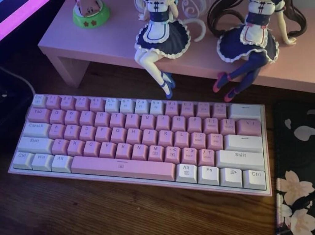 Redragon FIZZ K617 60 Pink Mechanical Gaming keyboard – Redragonshop