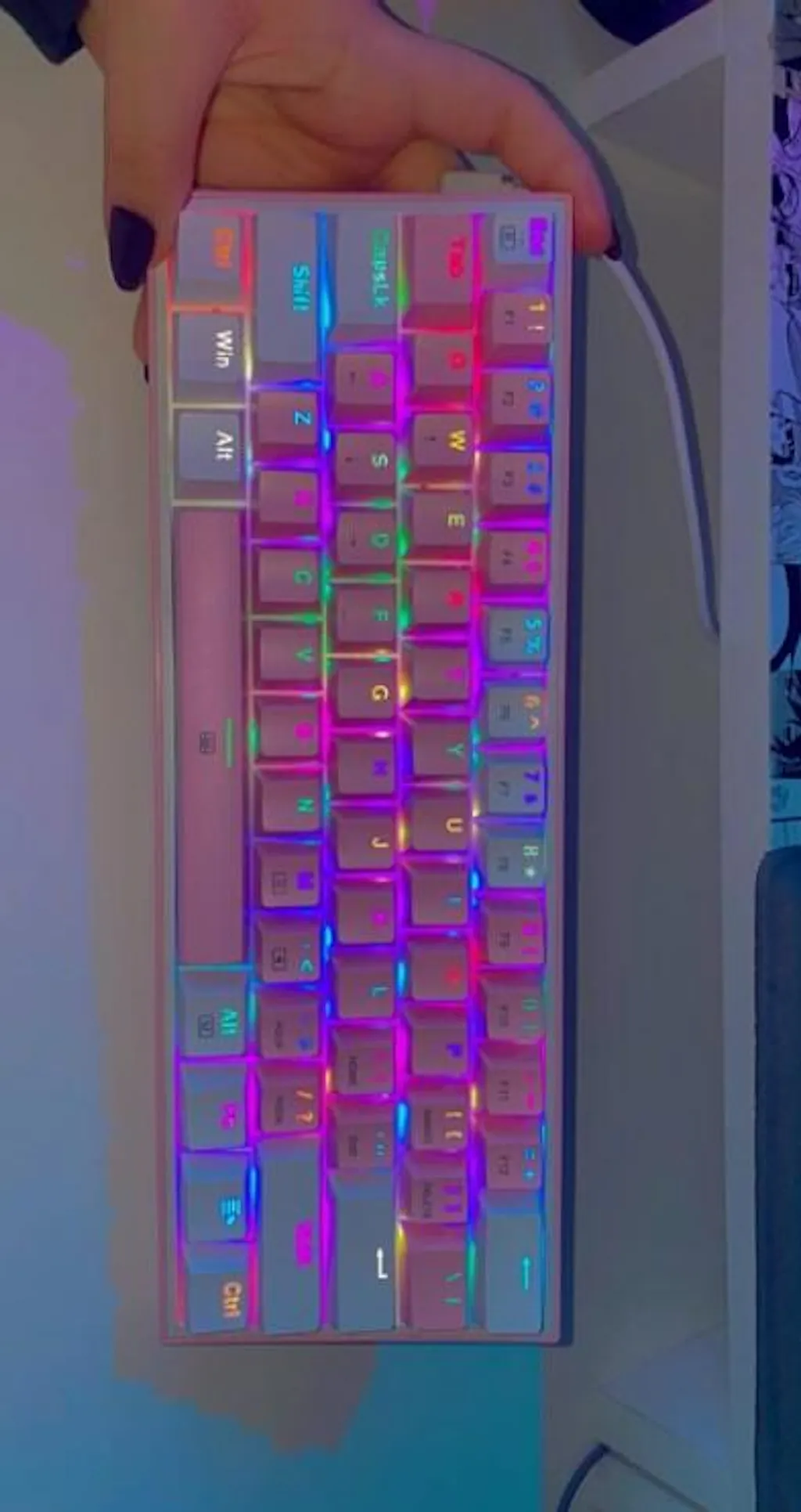 Redragon FIZZ K617 60 Pink Mechanical Gaming keyboard – Redragonshop