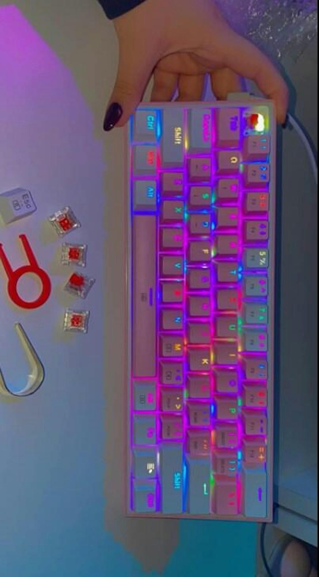 Redragon FIZZ K617 60 Pink Mechanical Gaming keyboard – Redragonshop