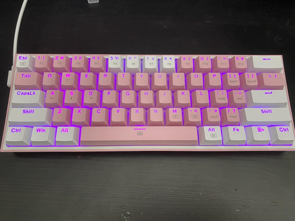 Redragon FIZZ K617 60 Pink Mechanical Gaming keyboard – Redragonshop