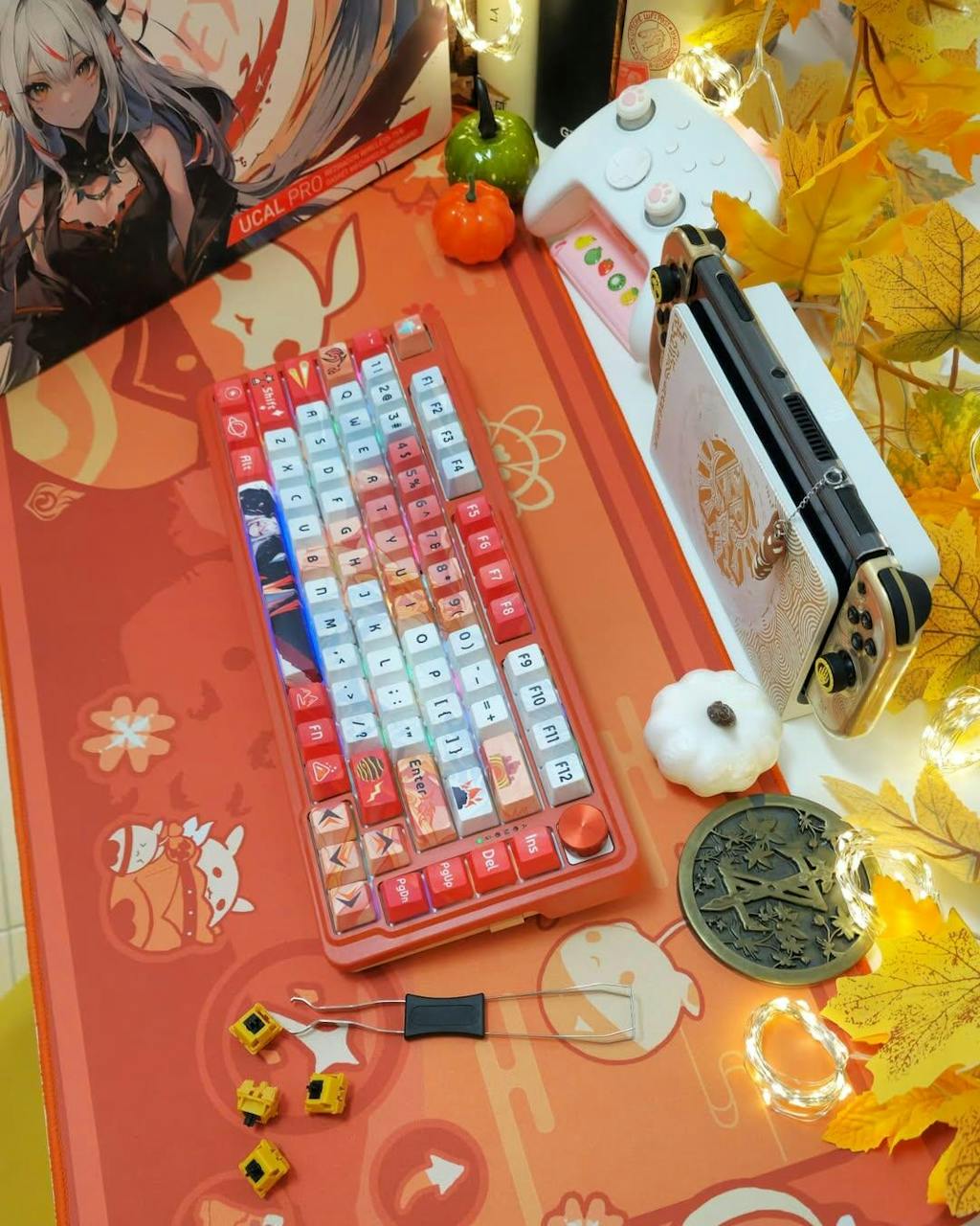 Redragon UCAL K673 PRO 75% Wireless Gasket Anime Keyboard – Redragonshop