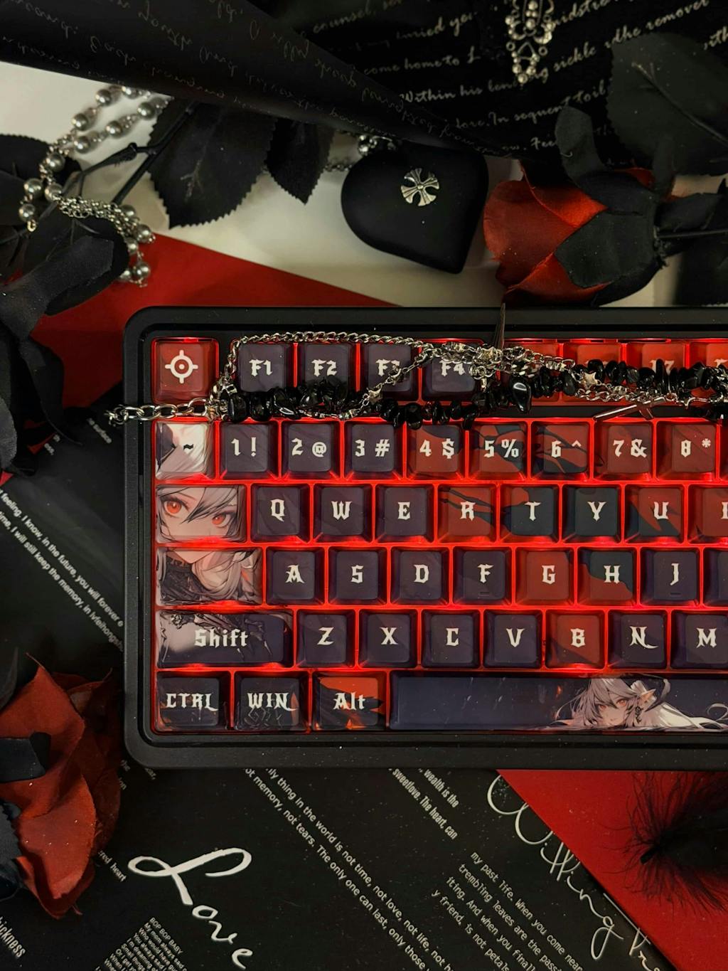 Redragon ARTEMIS K719 PRO 96% Anime Keyboard w/Smart Display & Knob ...