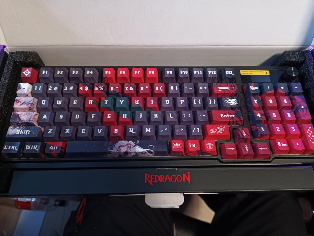 Redragon ARTEMIS K719 PRO 96% Anime Keyboard w/Smart Display & Knob ...