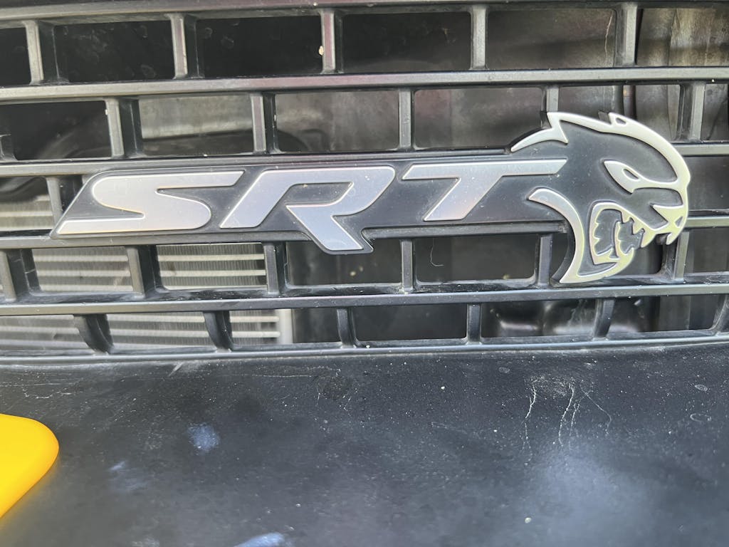 SRT Hellcat Front & Rear Emblem Overlay Decals - 18-23 Challenger