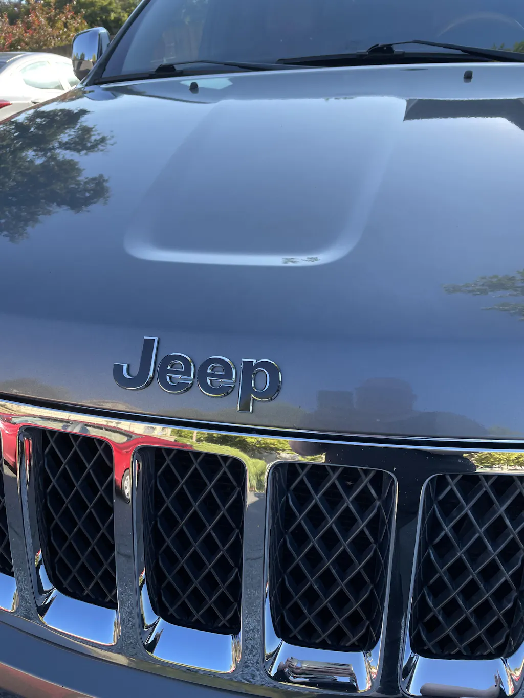 Jeep Emblem Overlay Vinyl Decal 11-13 Grand Cherokee