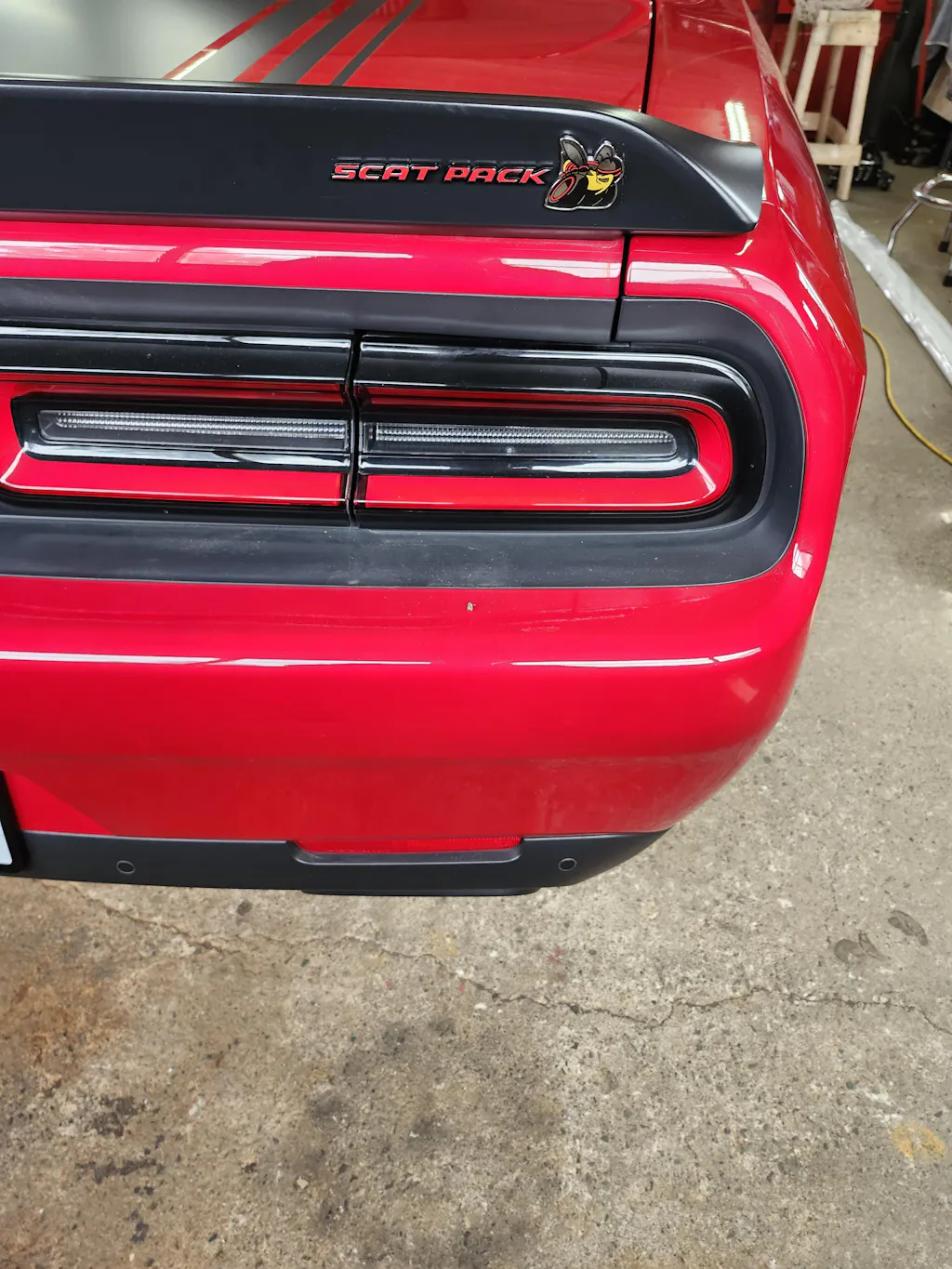 SCAT PACK Spoiler Emblem Overlay Decal
