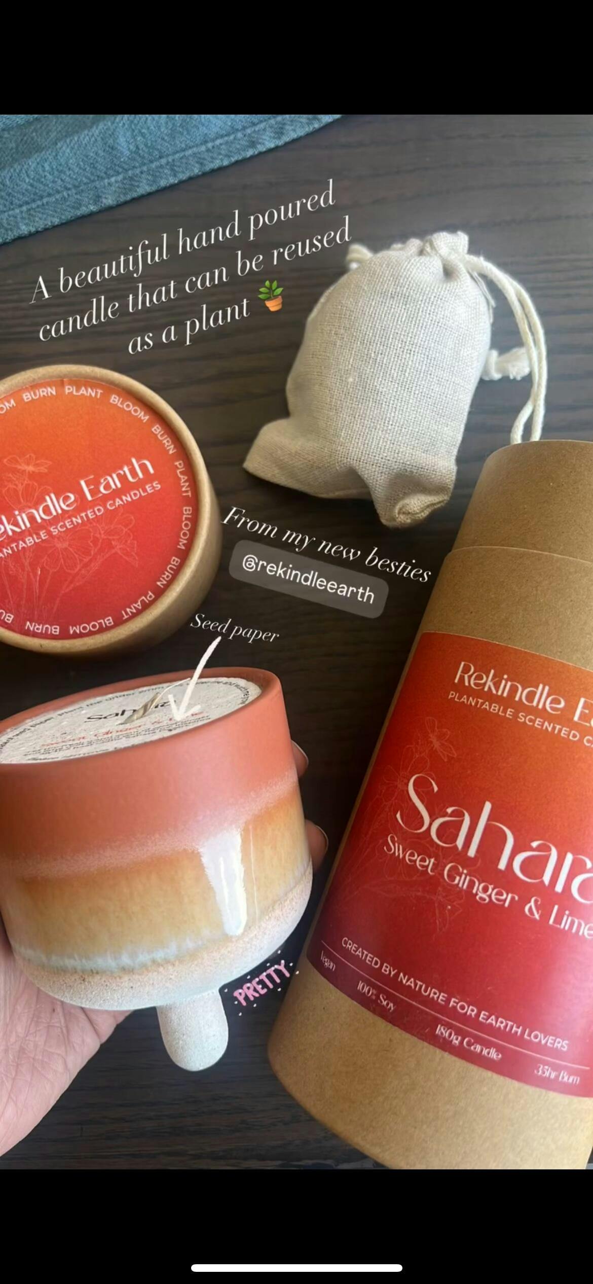 Rekindle Earth | Candles that grow into plants