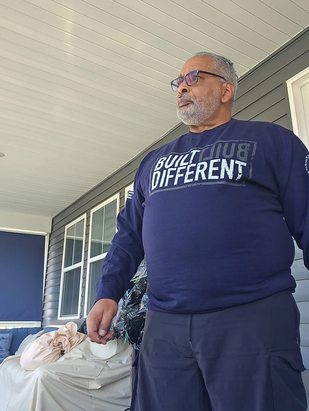Built Different | Front | Crew Neck Sweatshirt – Relentless Rebel Apparel