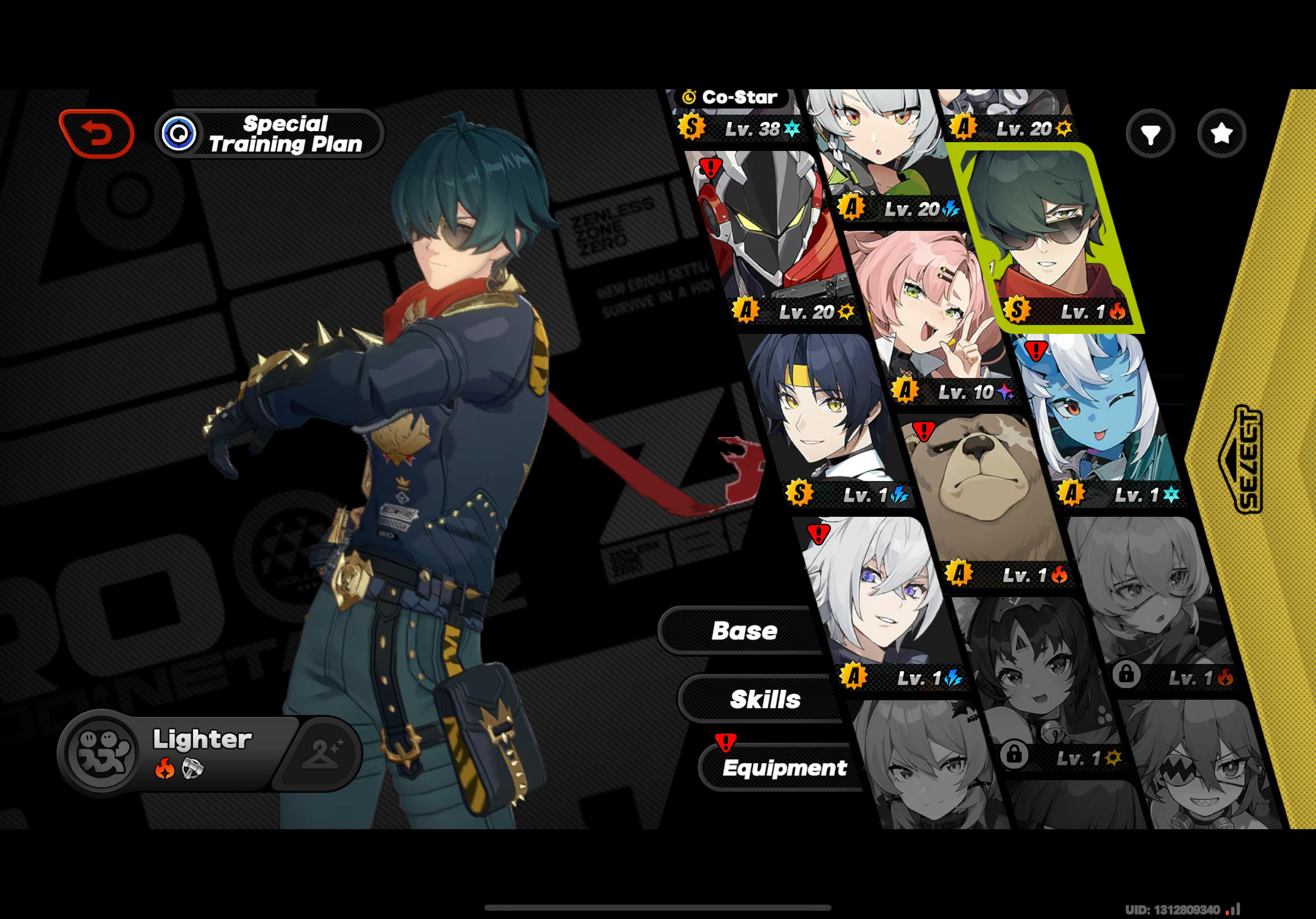 Cheap Lighter Zenless Zone Zero Account: Best ZZZ Reroll Account